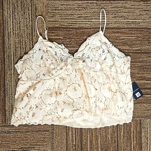 Lucky Brand | Tops | Newlucky Brand Womens Lace Skinny Strap Tank Top ...